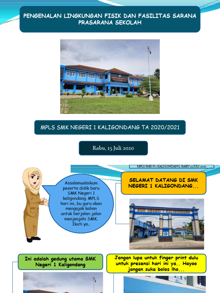 Pengenalan Lingkungan Fisik Dan Fasilitas Sarana Dan Prasarana Sekolah | PDF