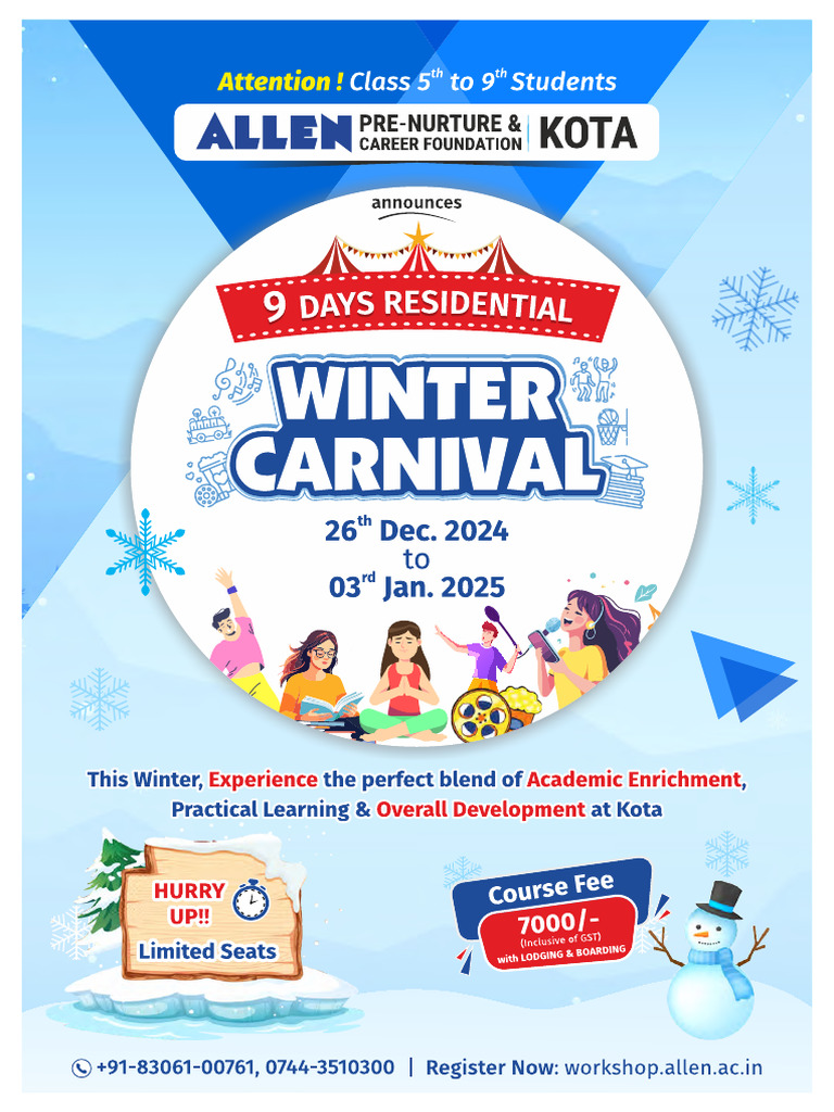 Winter Carnival Brochure 2024 25 | PDF
