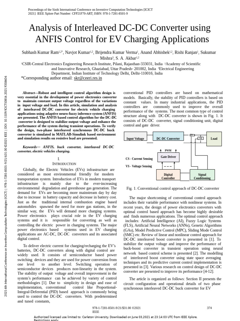 Analysis of Interleaved DC-DC Converter | PDF | Electrical Engineering | Electricity