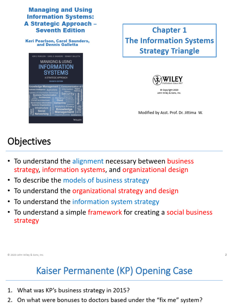 Ch01 The Information Systems Strategy Trianggle 1 | PDF | Strategic Management | Dell