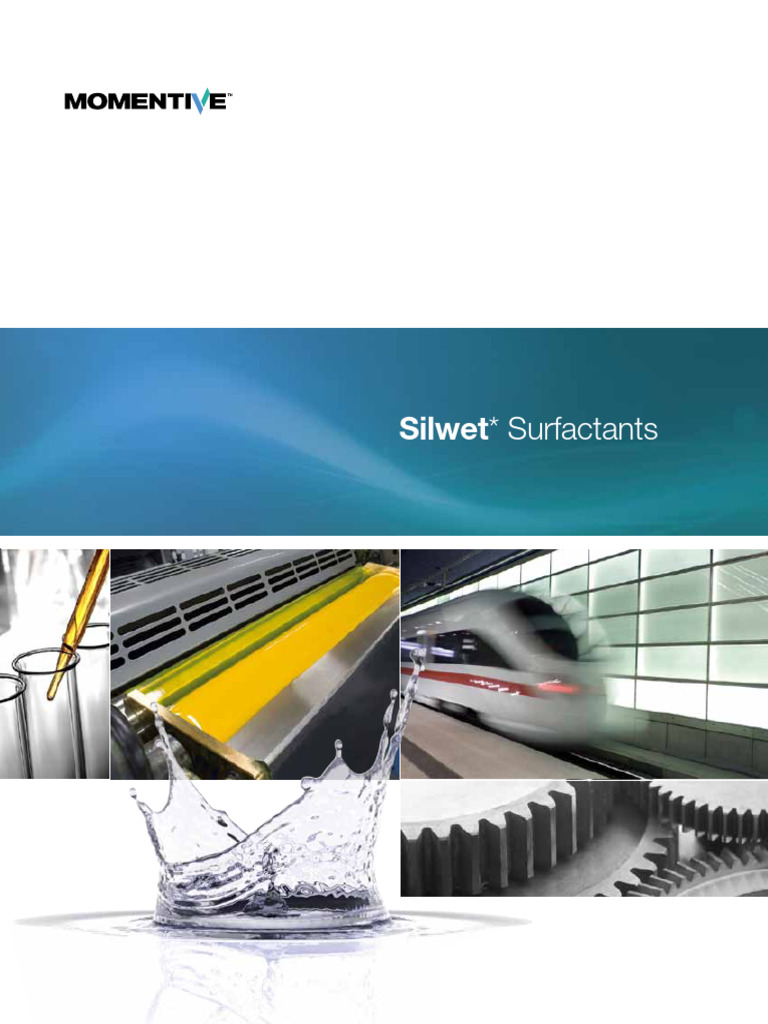 Silwet Brochure | PDF | Emulsion | Surfactant