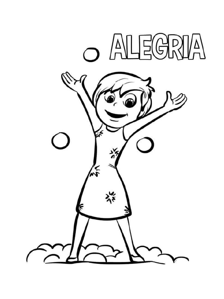 Desenho para Colorir - Emoções | PDF
