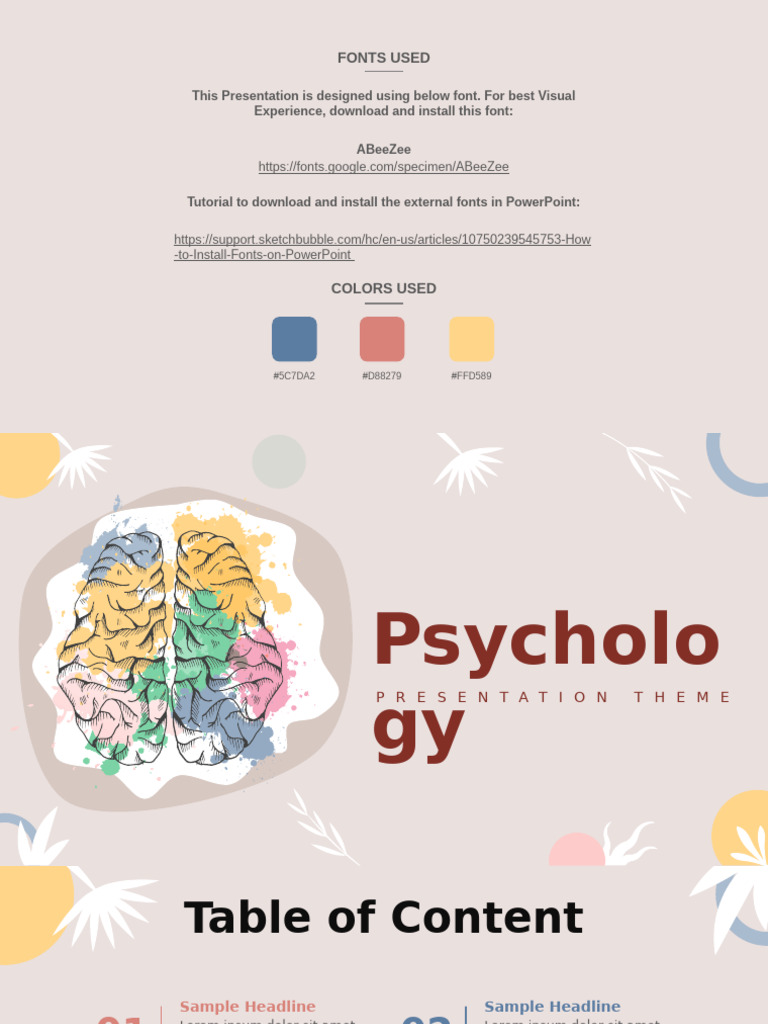Psychology Theme Static 16x9 | PDF | Cognitive Behavioral Therapy ...