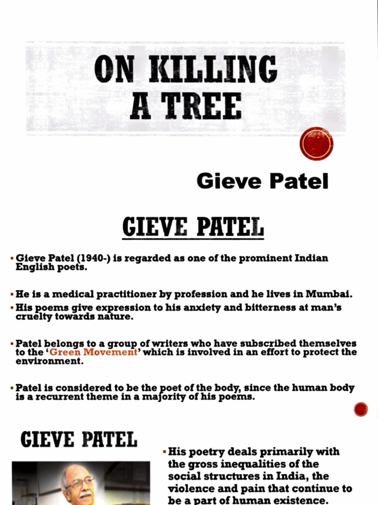 On Killing a Tree Notes | PDF