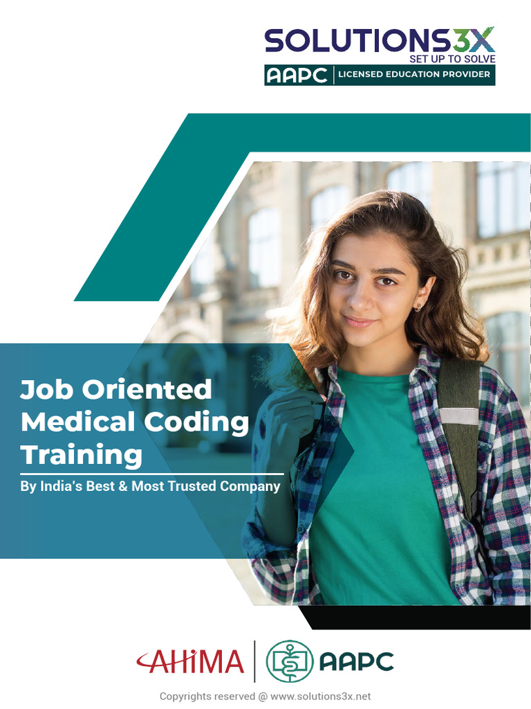 Medical Coding Training Brouchure Solutions3x | PDF | Medicine | Health ...