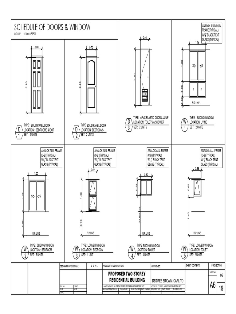 DESIREE-NEW | PDF | Window | Door