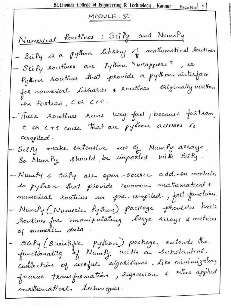 Module 5 Note PART A | PDF