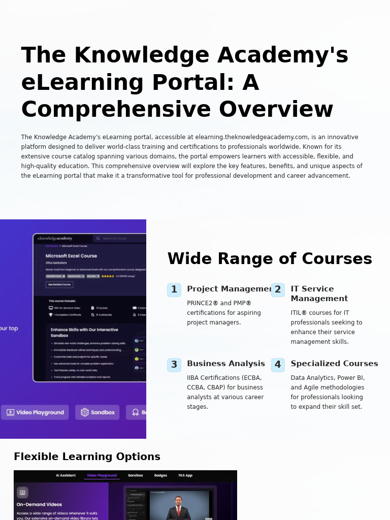 The Knowledge Academy - Presentation | PDF | Educational Technology ...