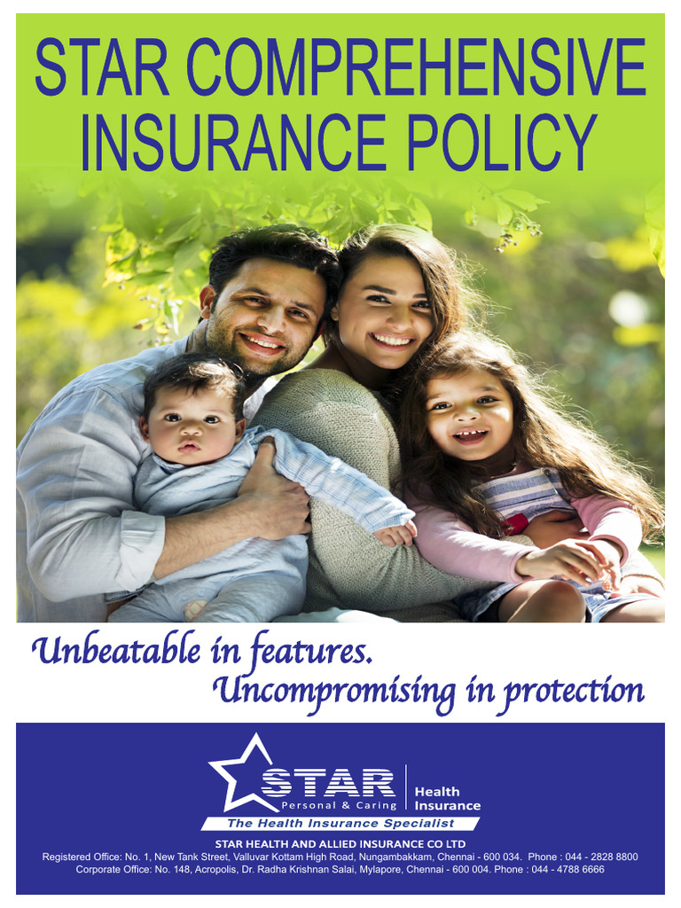 Brochure Star Comprehensive Insurance Policy V 15 Web 633bcfcaaf | PDF ...