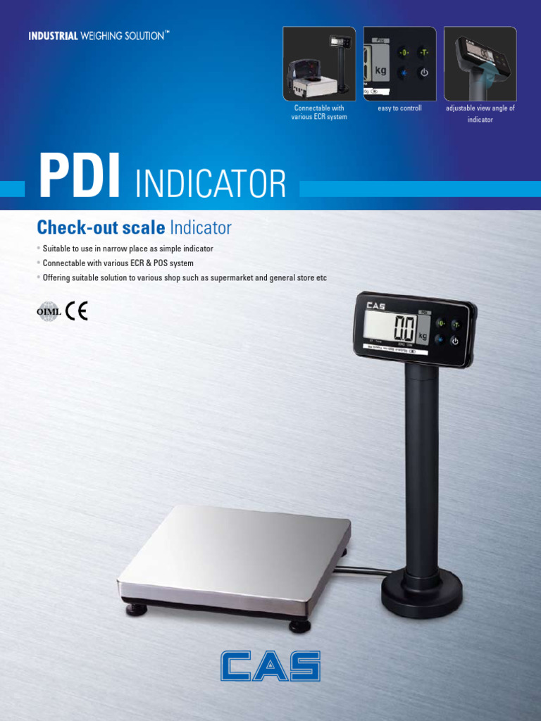 CAS PDI 1106 en | PDF | Analog To Digital Converter | Point Of Sale