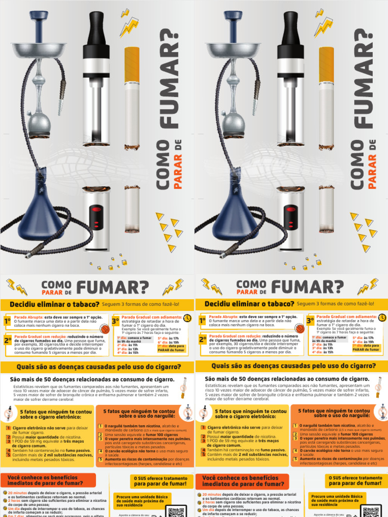 Como Parar de Fumar: Métodos e Benefícios | PDF | Cigarro | Tabagismo