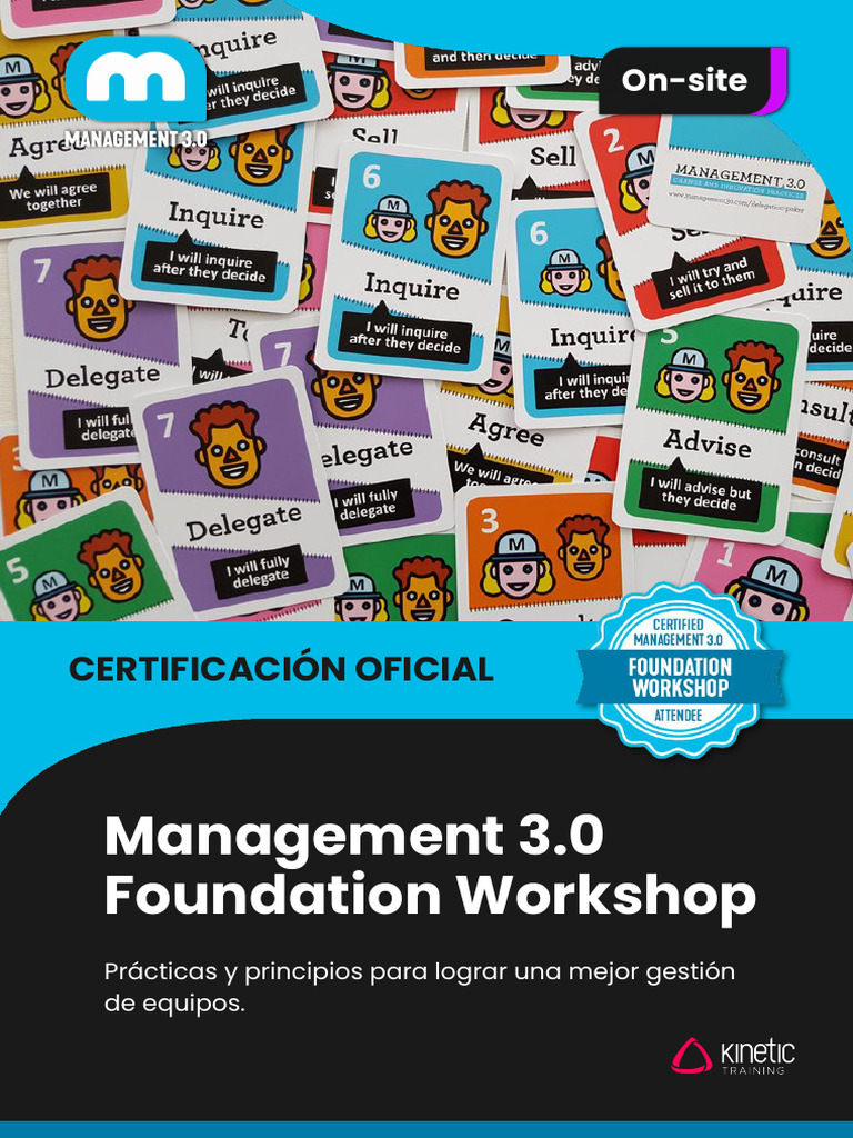 Brochure - Management 3.0 Foundation Workshop (5) - 1 | PDF | Empoderamiento | Motivación