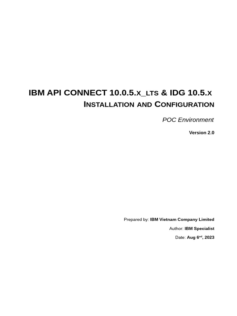 IBM APIC VM Installation Guide v2.0 | PDF | Domain Name System | Computing