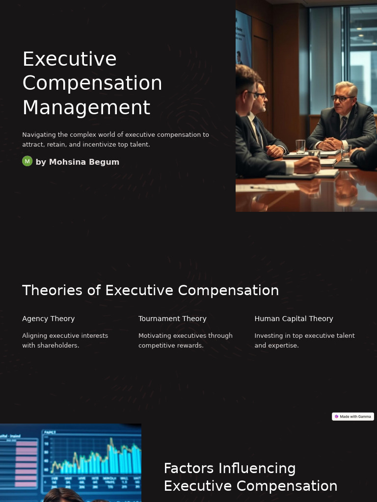 Executive Compensation Strategies Explained | PDF