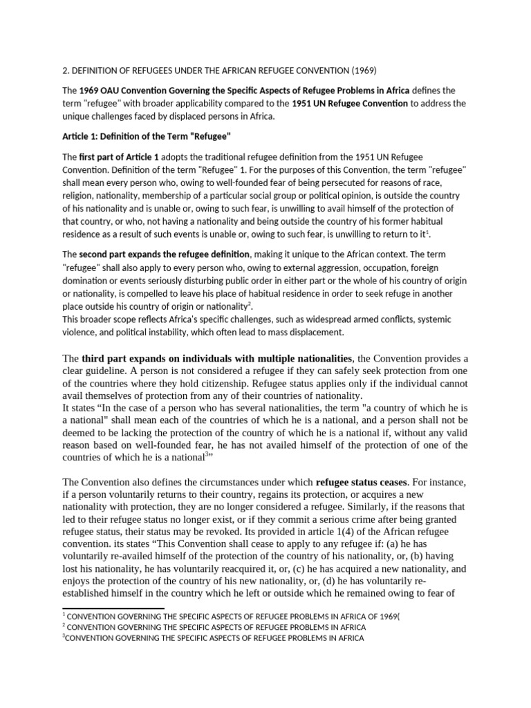 DEFINITION OF REFUGEE | PDF | Refugee | Nationality