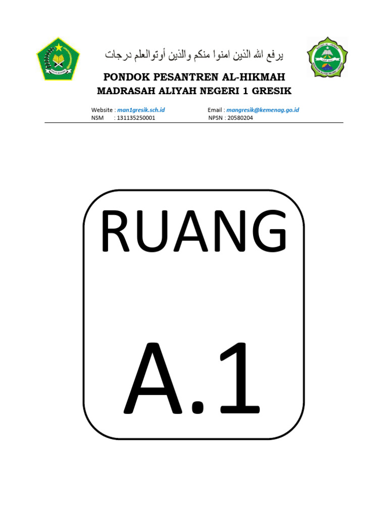 Ruang Kelas Madin | PDF