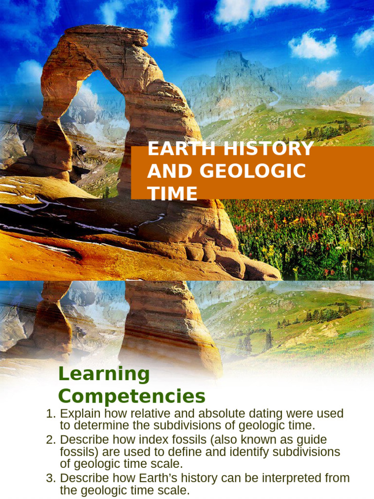 Earth History and Geologic Time Scale | PDF | Stratigraphy | Geology
