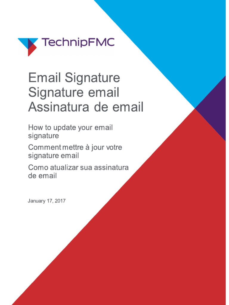 How To Update Email Signature | PDF
