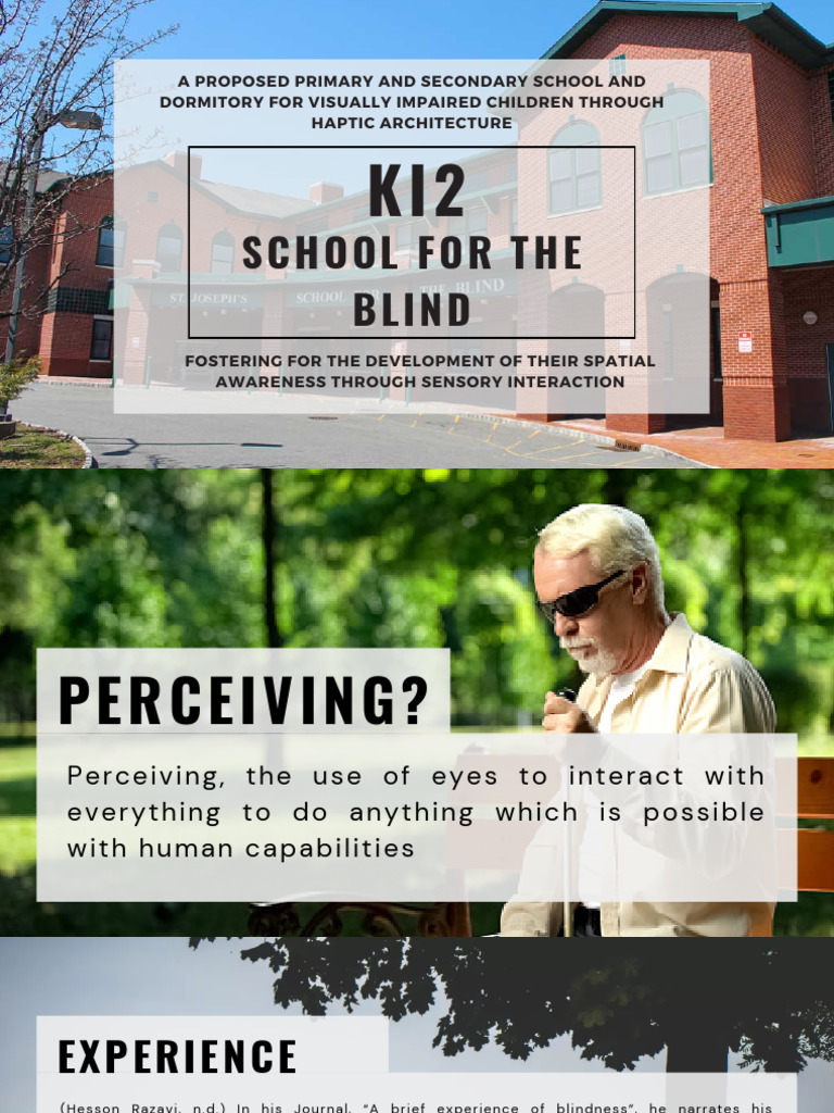 KI2 School For The Blind | PDF | Somatosensory System | Visual Impairment