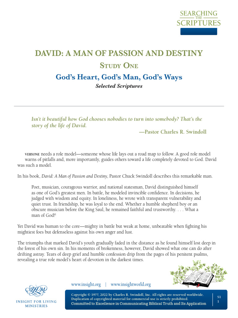 David STS Studies | PDF | David | Saul