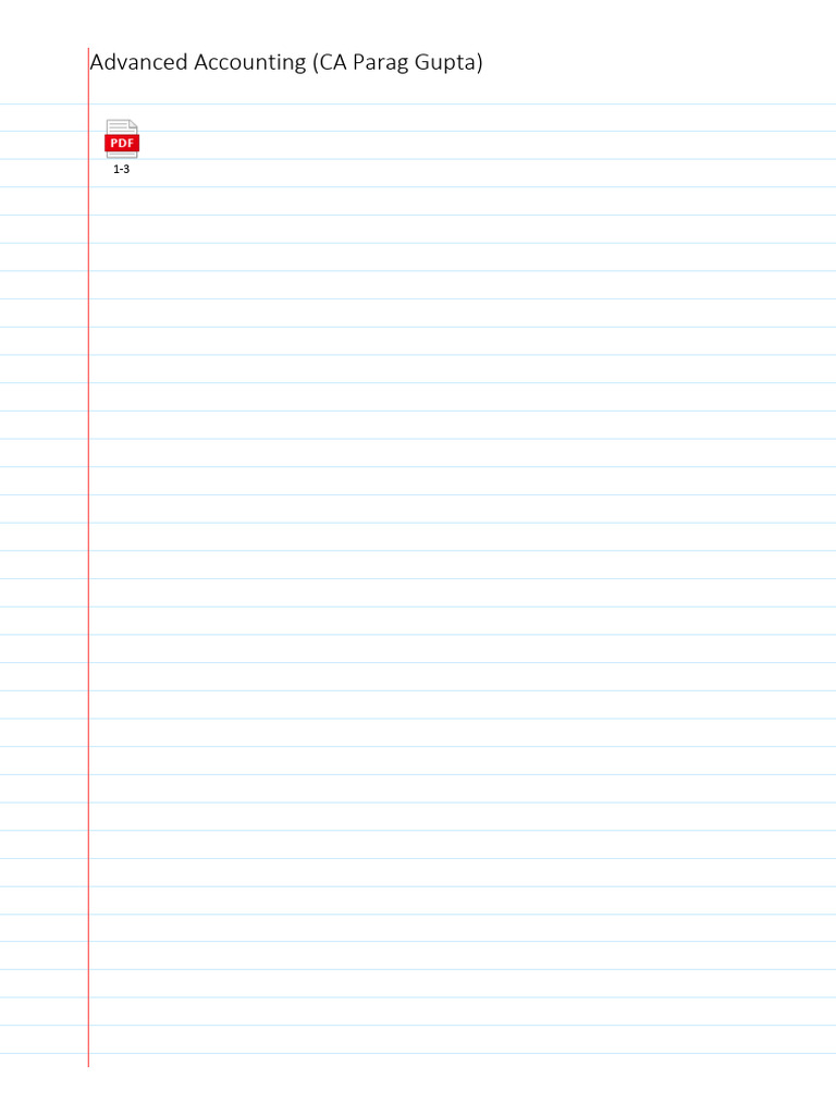 Complete Advanced Accounting | PDF