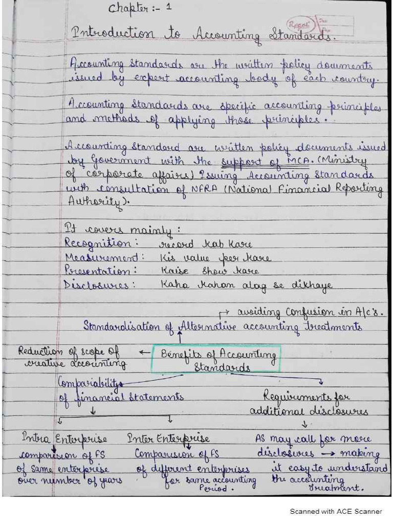 Advance Accounts Notes | PDF
