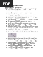 BECE 2023 Mathematics Past Questions | PDF | Area | Euclidean Geometry