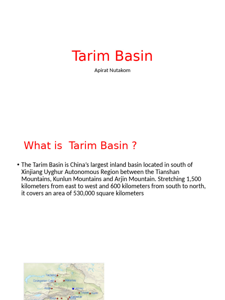 Tarim Basin | PDF | Sedimentary Basin | Plate Tectonics