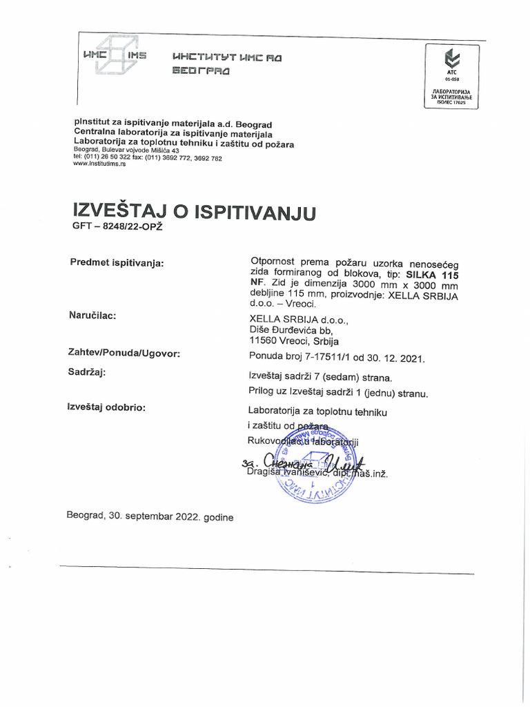 Silka 115NF - GFT 8248 - 22 Opz | PDF