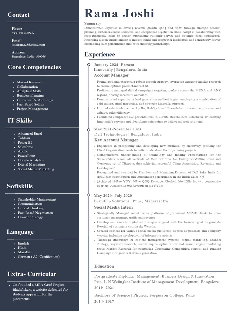 Rama Joshi Resume | PDF | Marketing | Digital Marketing