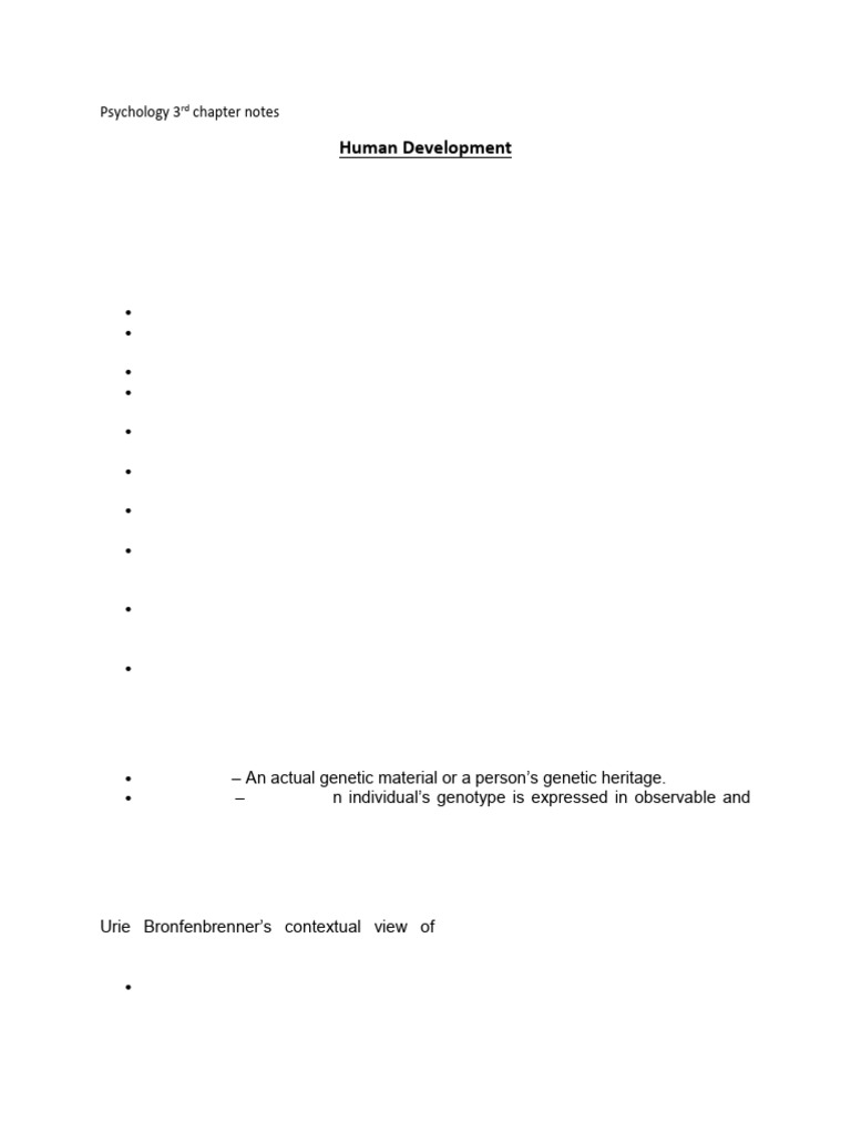 Psychology 3rd Chapter Human Development | PDF | Adolescence | Identity ...