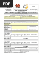 TIN Registration Form for Individuals | PDF | Identity Document | Taxes