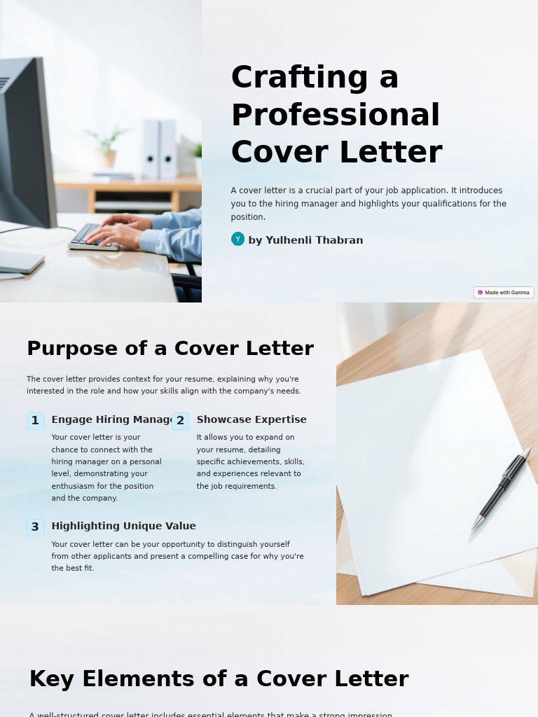 Crafting Your Job-Winning Cover Letter | PDF | Proofreading | Résumé