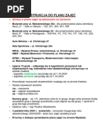 Plan Zajec Psychologia Sem 1 | PDF