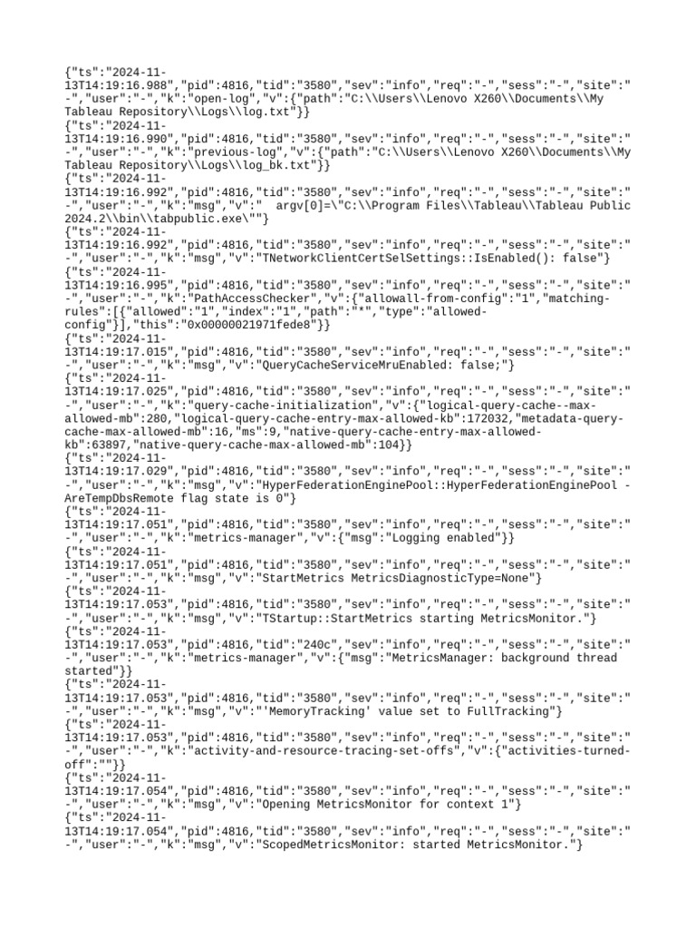 Log | PDF | Computer File | Computing Platforms