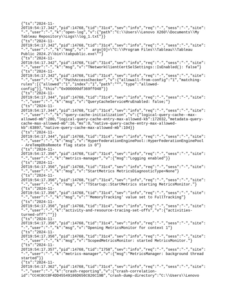 Log 1 | PDF | Computing | Software