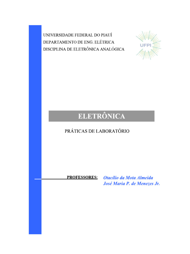 Apostila Lab - Eletronica - UFPI - Pratica 05 | PDF