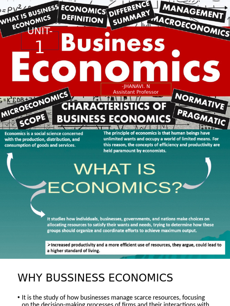Unit 1 - Introduction To Business Economics | PDF | Economics ...