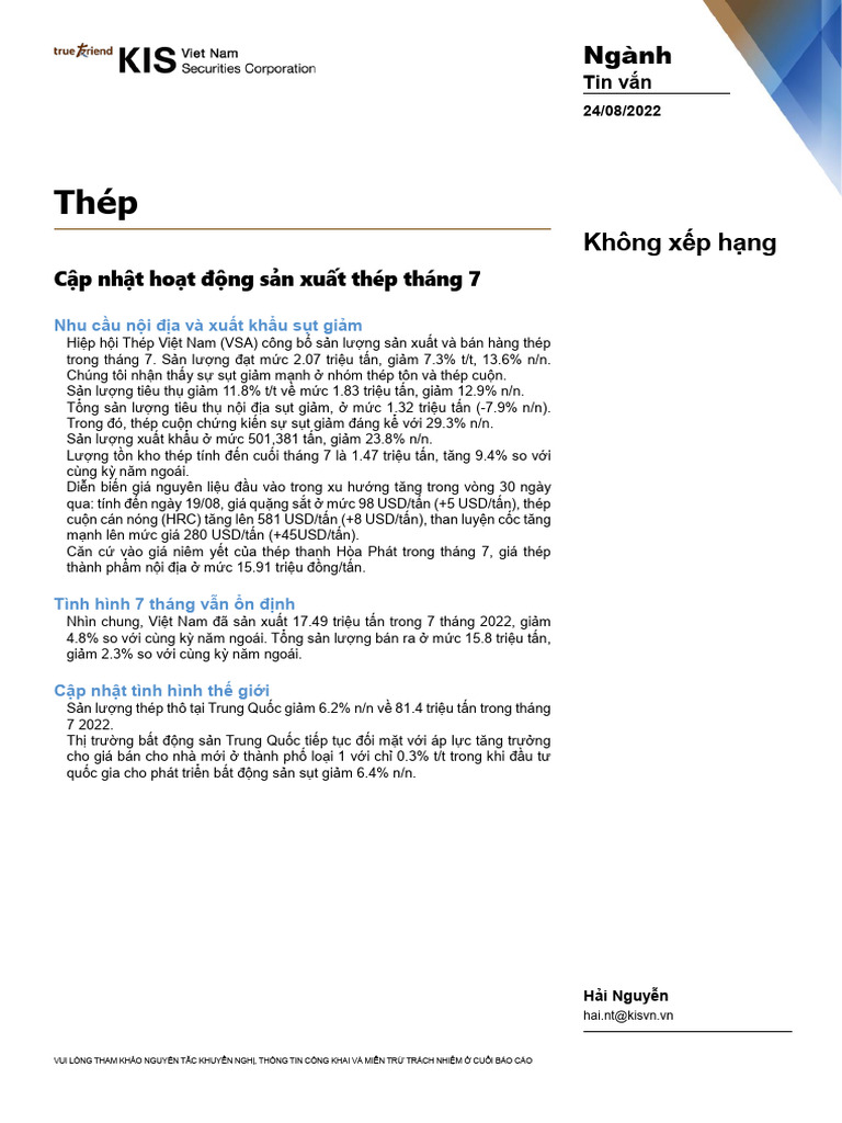 Thep 240822 KIS | PDF