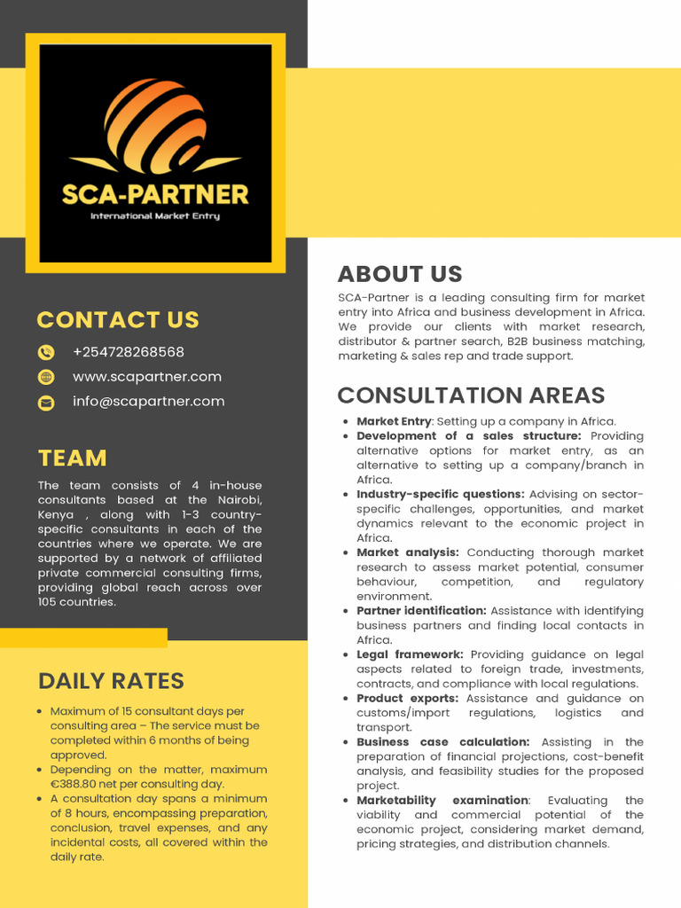 SCA-Partner Brochure | PDF