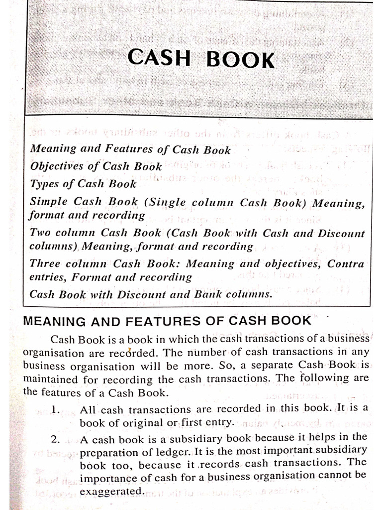 Cash Book | PDF