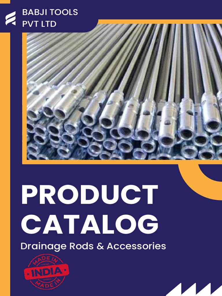 Babji Tools Drain Rods Catalogue - 20241113 - 231053 - 0000 | PDF ...