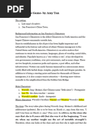 Analysis of "Rules of the Game" | PDF
