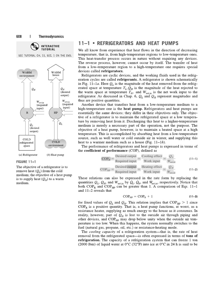 Refrigeration Cycle Notes | PDF