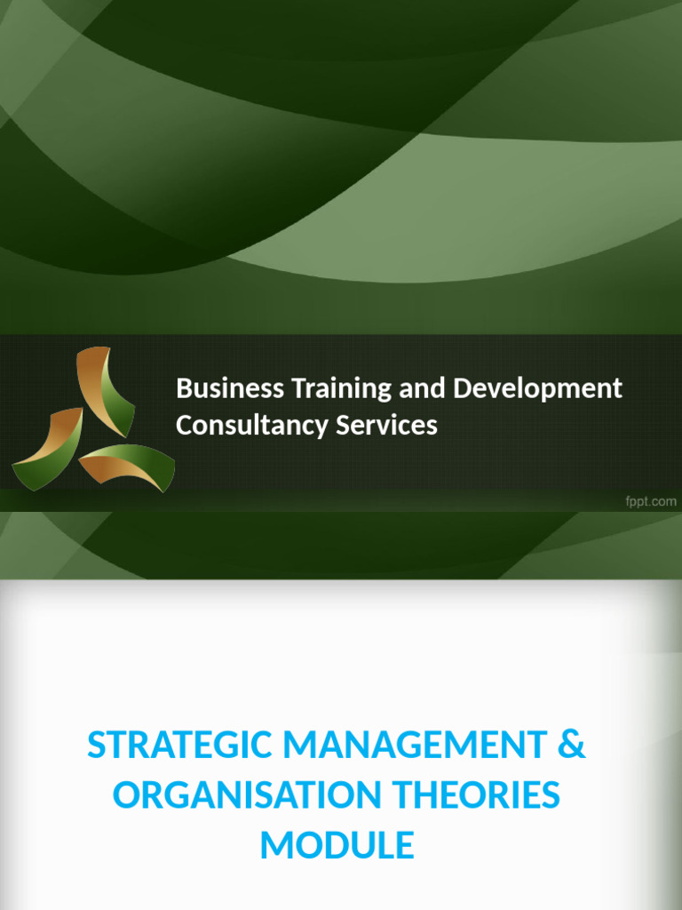 Strategic Management & Organisation Theories | PDF | Strategic ...