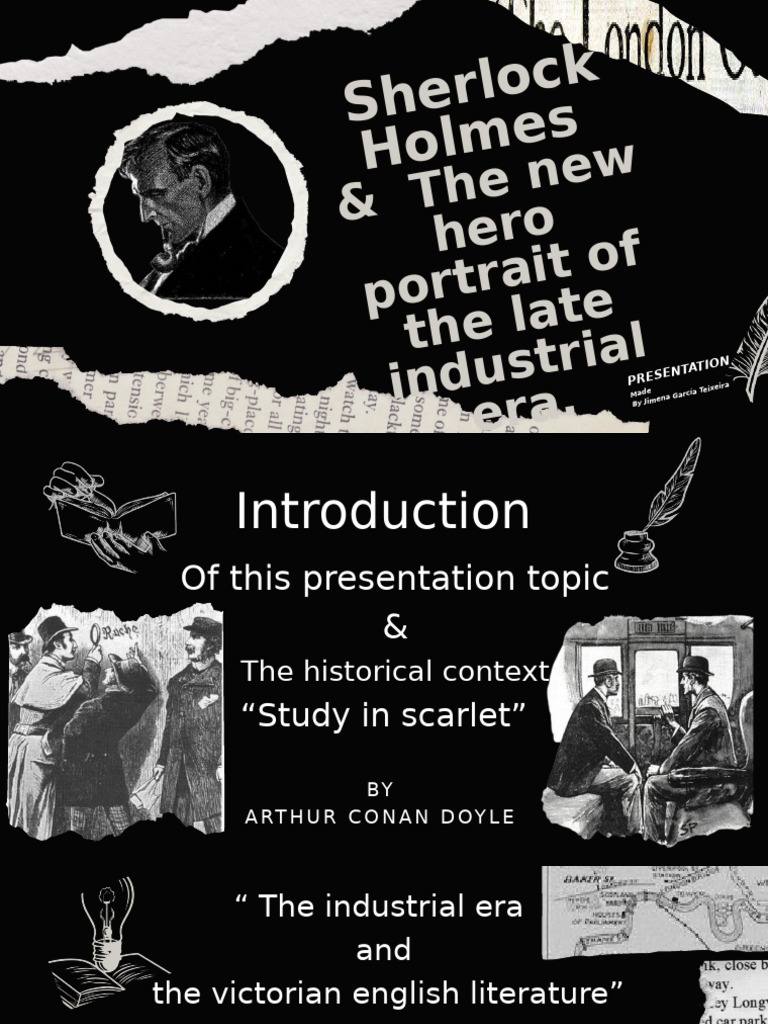 “A STUDY IN SCARLET” | PDF | Sherlock Holmes | Dr. Watson