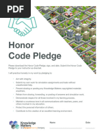 Student Honor Pledge Forms | PDF