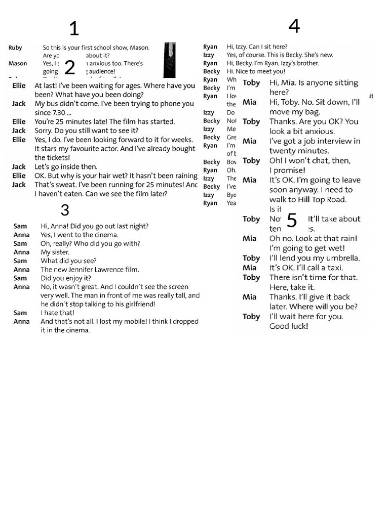 Convo Game - Transcript | PDF