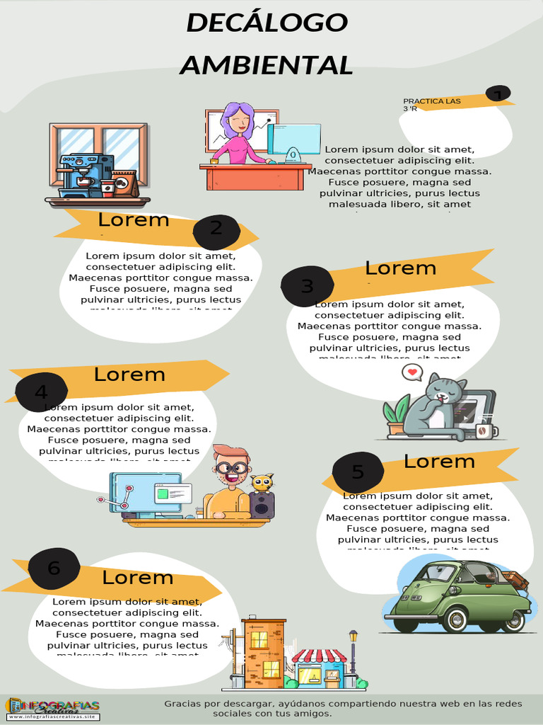 Plantilla de Infografia en Word 32 | PDF