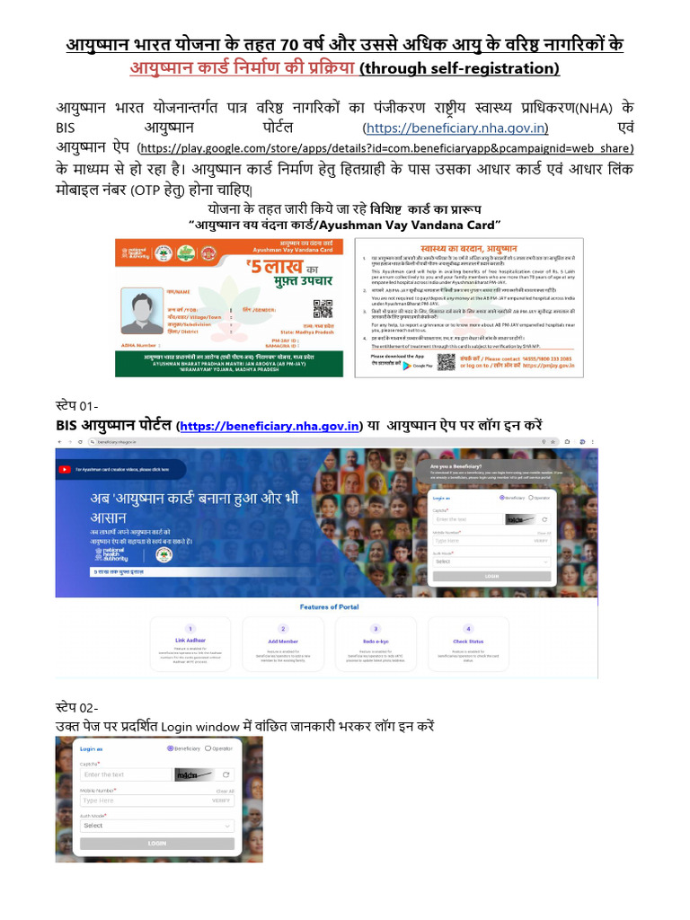 Ayushman Card Details | PDF